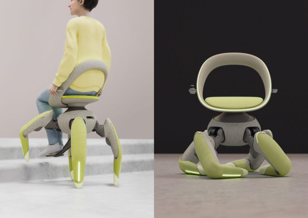 Toyota’s Walk Me is a four-legged mobility chair that can climb stairs ...
